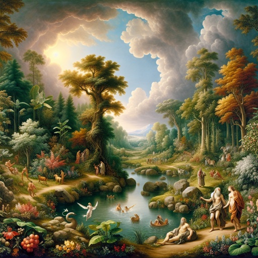 Garden Of Eden Artwork | Bible Art