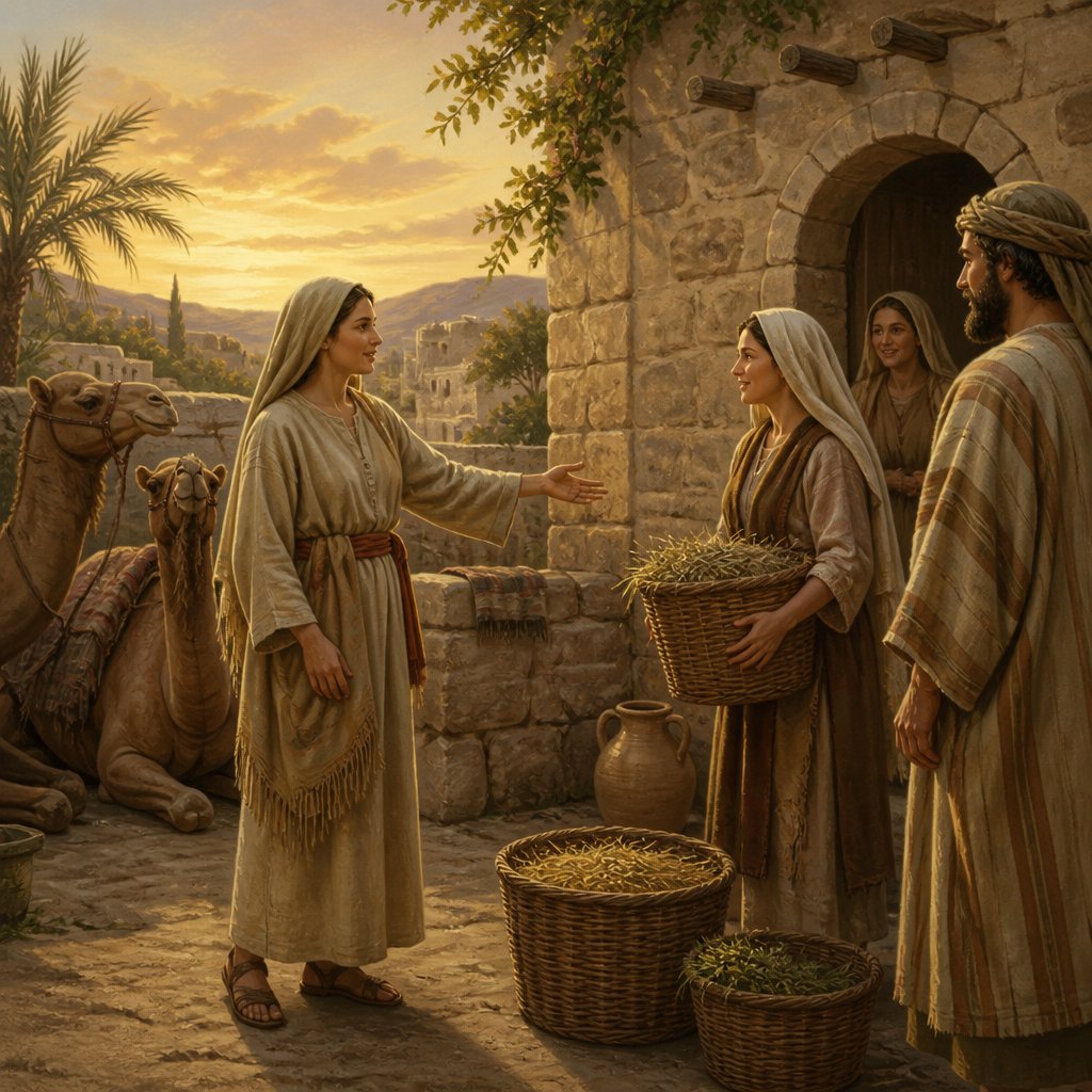 What does Genesis 24:25 mean? | Bible Art