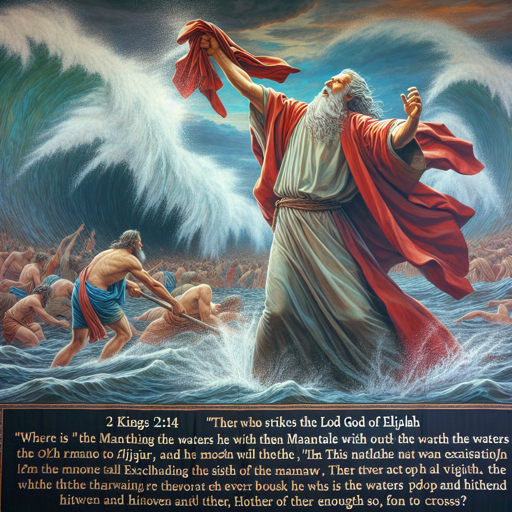 What Does 2 Kings 2 14 Mean Bible Art What Does 2 Kings 2 14 Mean Bible Art