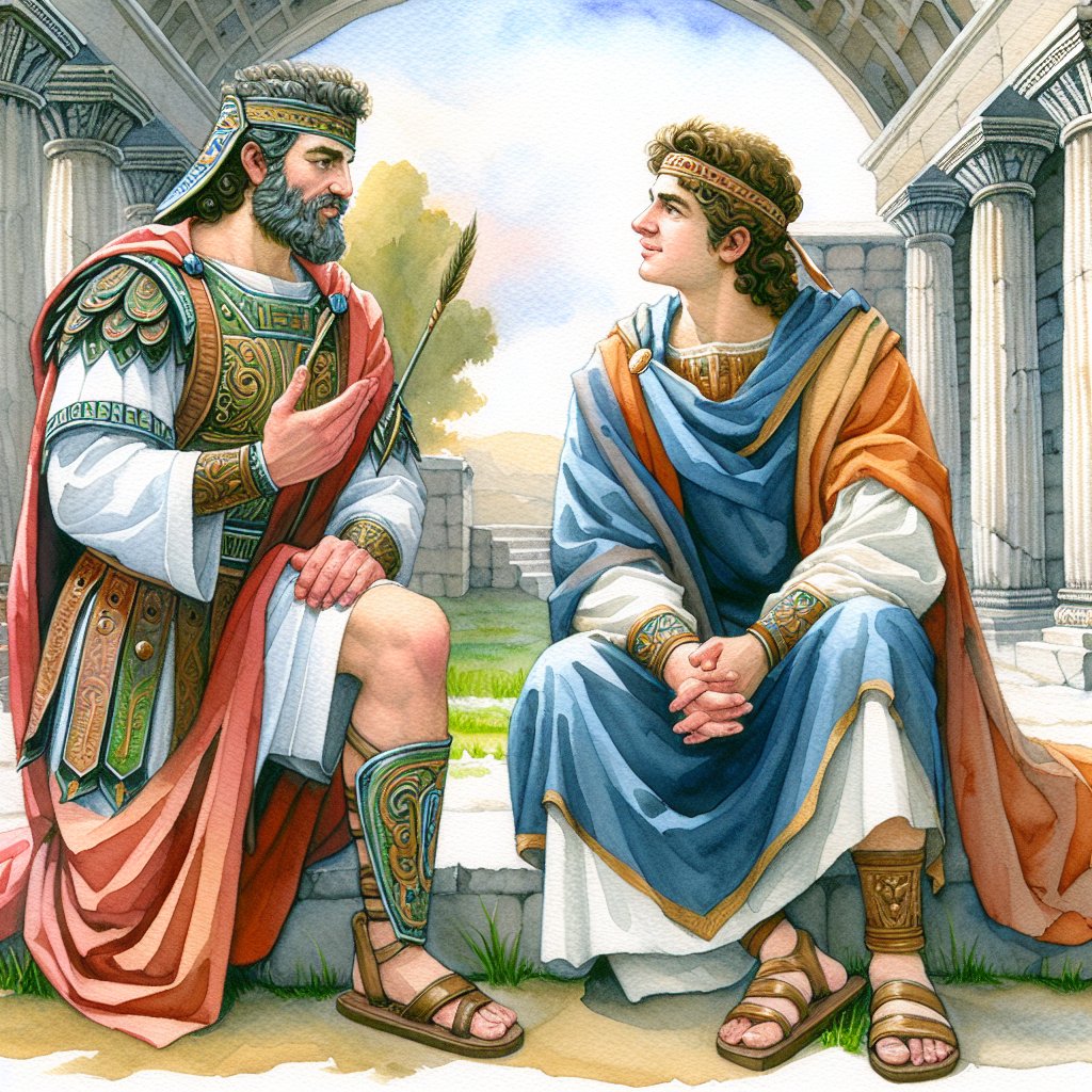 1 Samuel 18:1 Artwork | Bible Art
