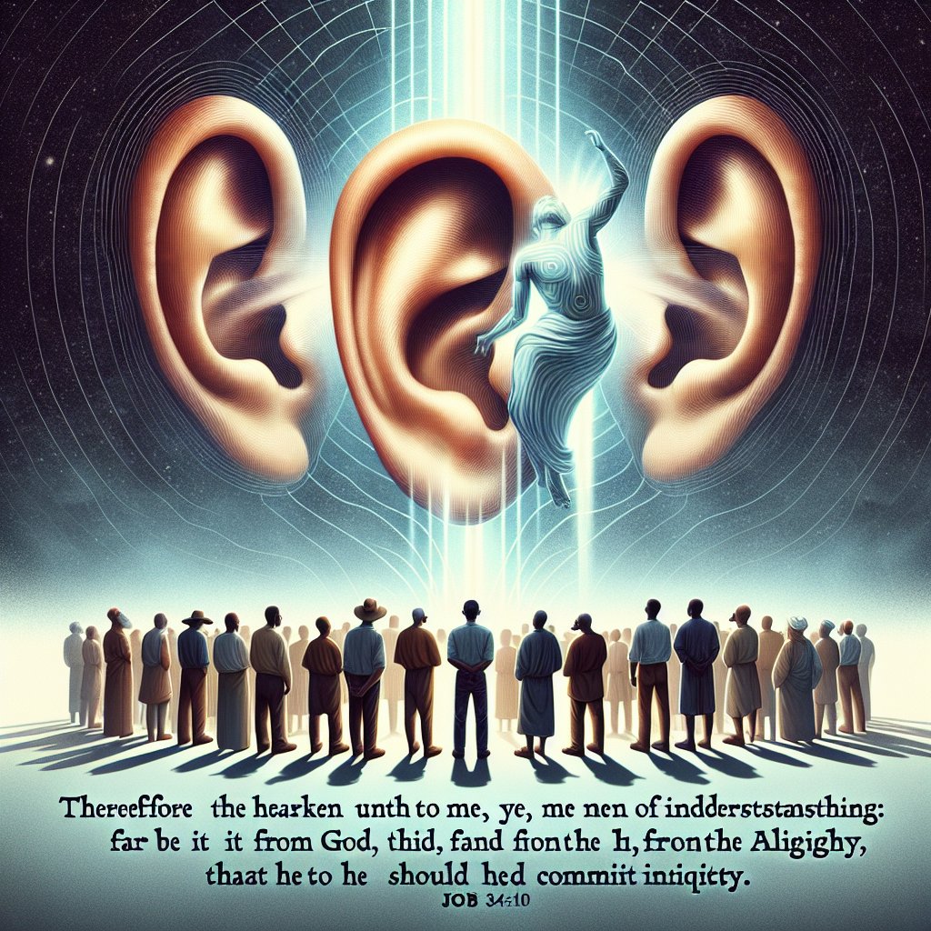 What does Job 34:10 mean? | Bible Art
