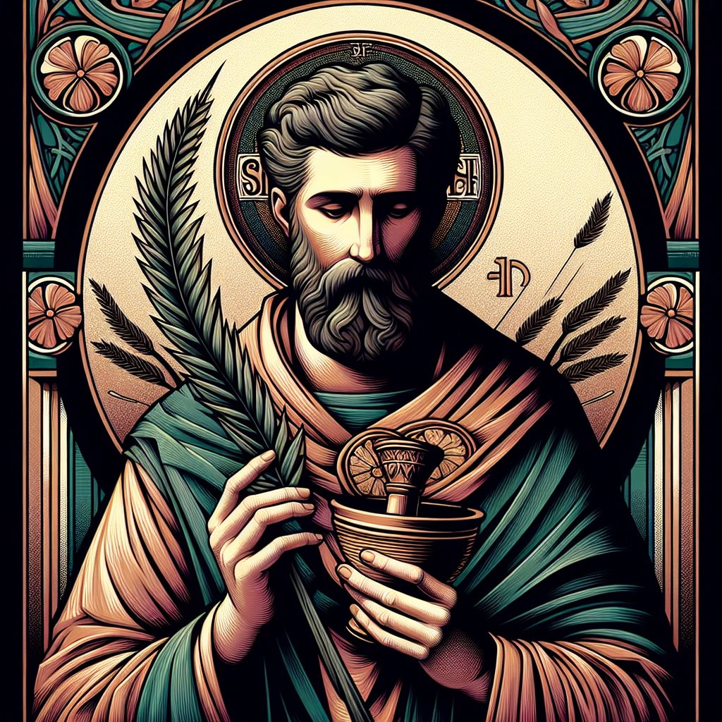 Saint Polycarp with | Bible Art