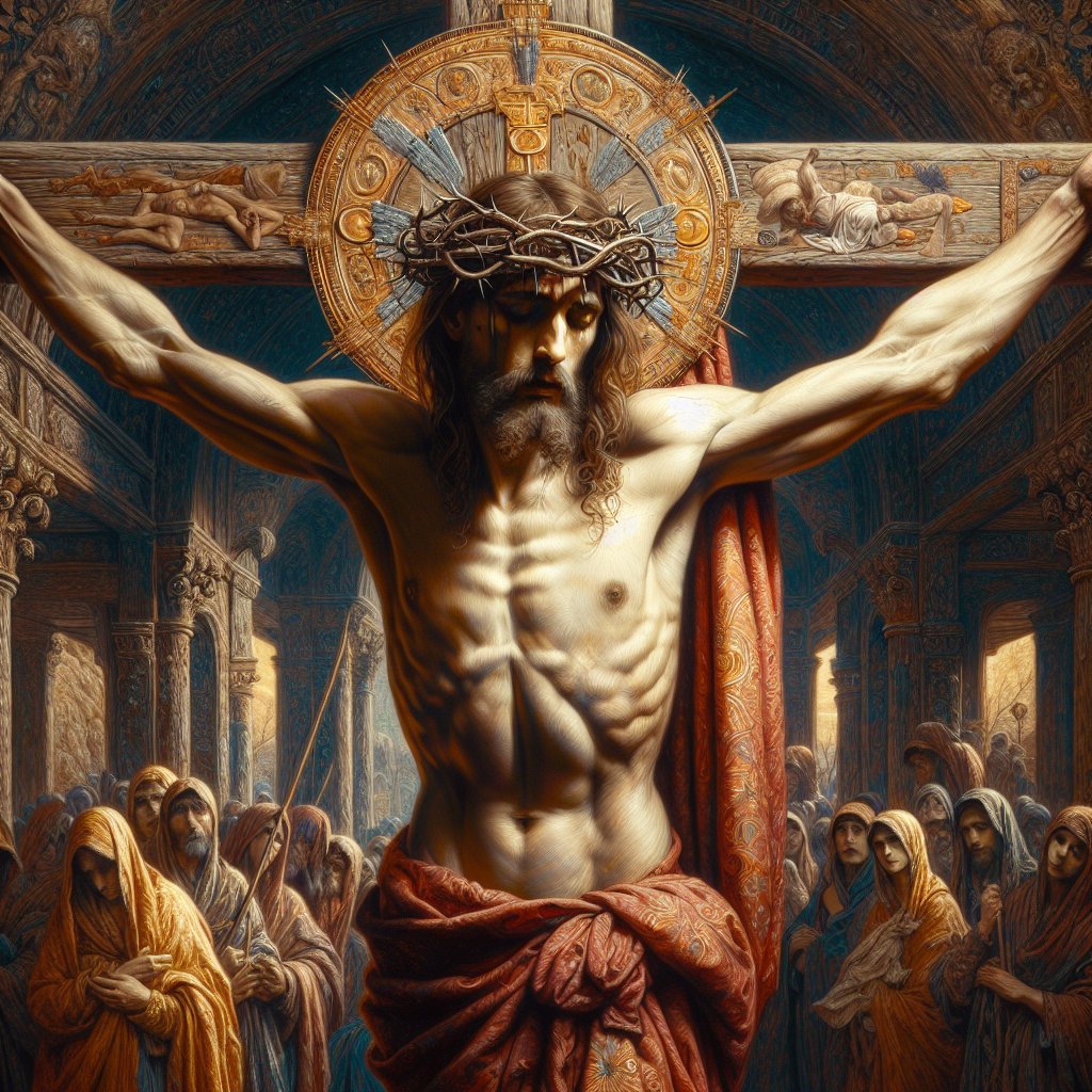 Jesus on the cross | Bible Art