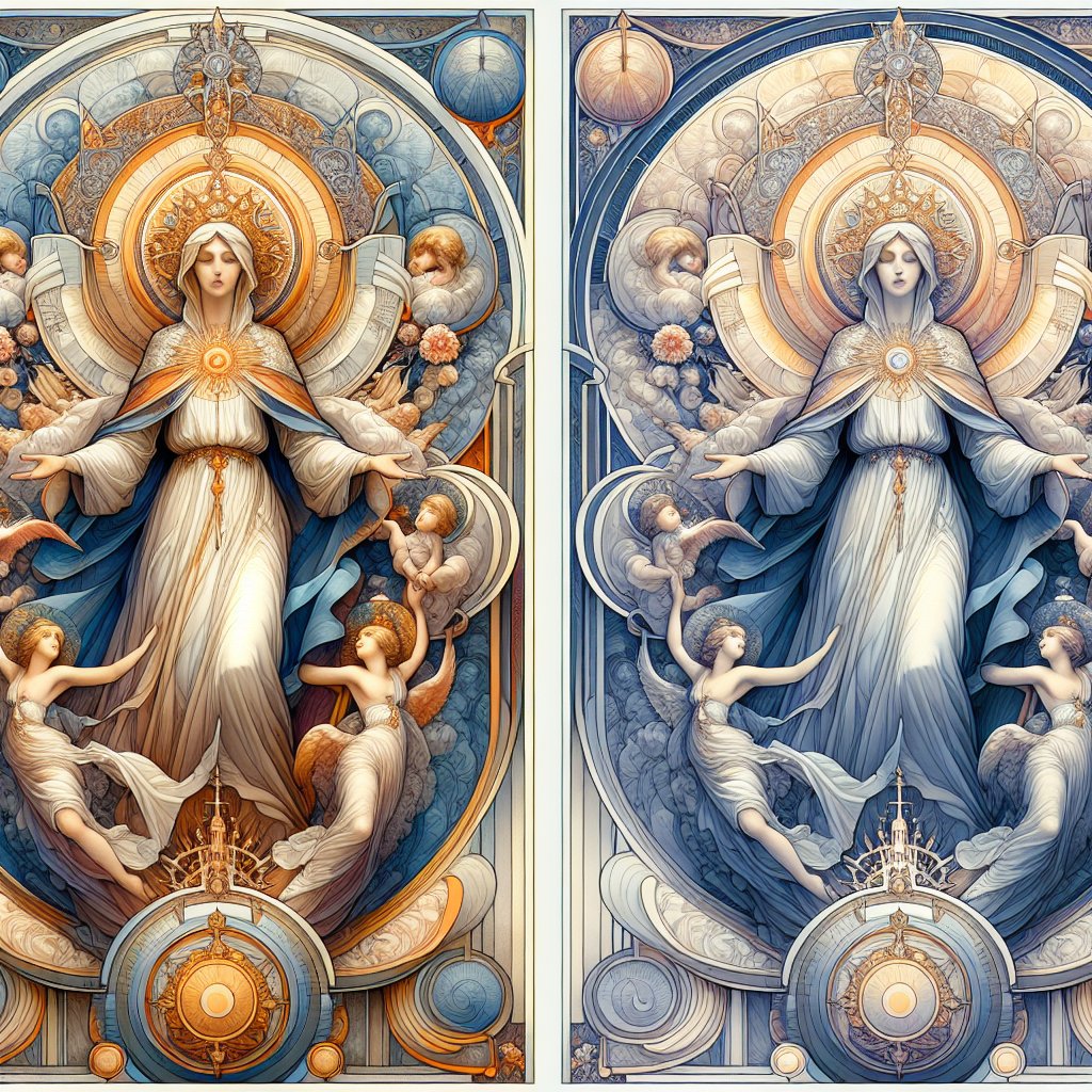 Blessed Virgin Mary | Bible Art