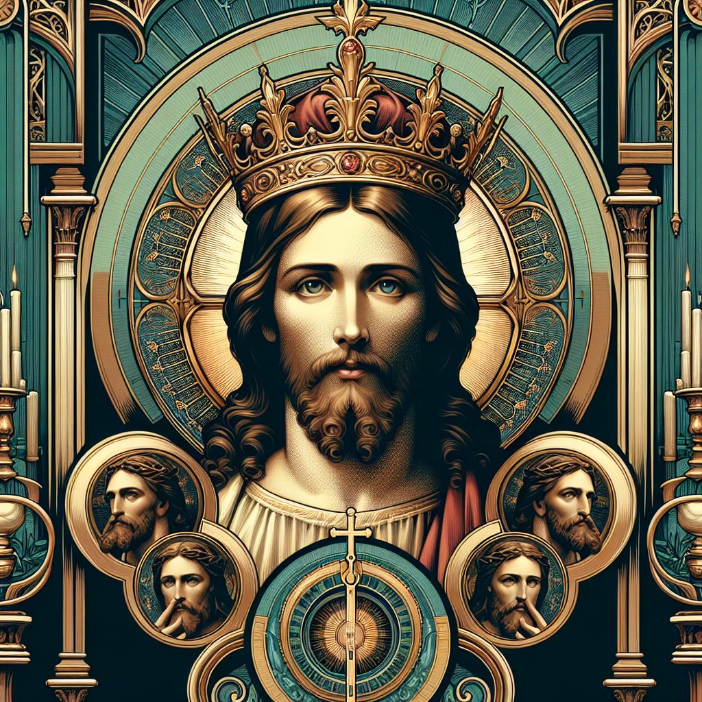 Jesus Christ King of | Bible Art