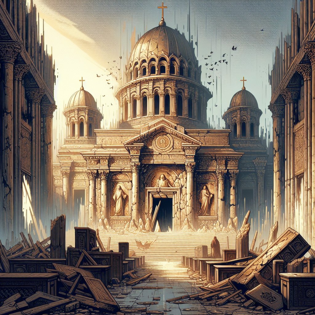 Destruction of the H | Bible Art
