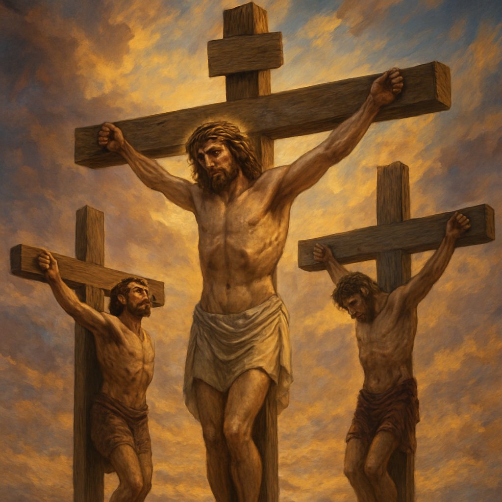 Jesus and other 2 si | Bible Art