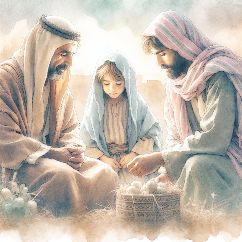 Joseph, Mary the Mot | Bible Art