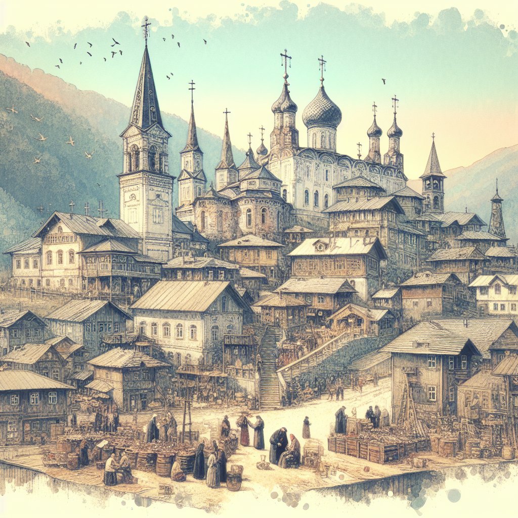 A town built on a m | Bible Art
