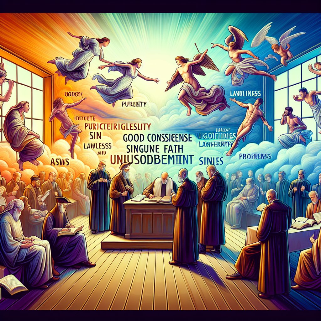 1 Timothy 1:5-9 Artwork | Bible Art