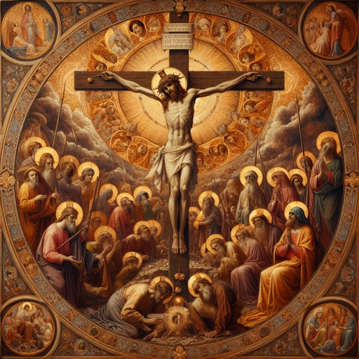 Jesus on the cross | Bible Art