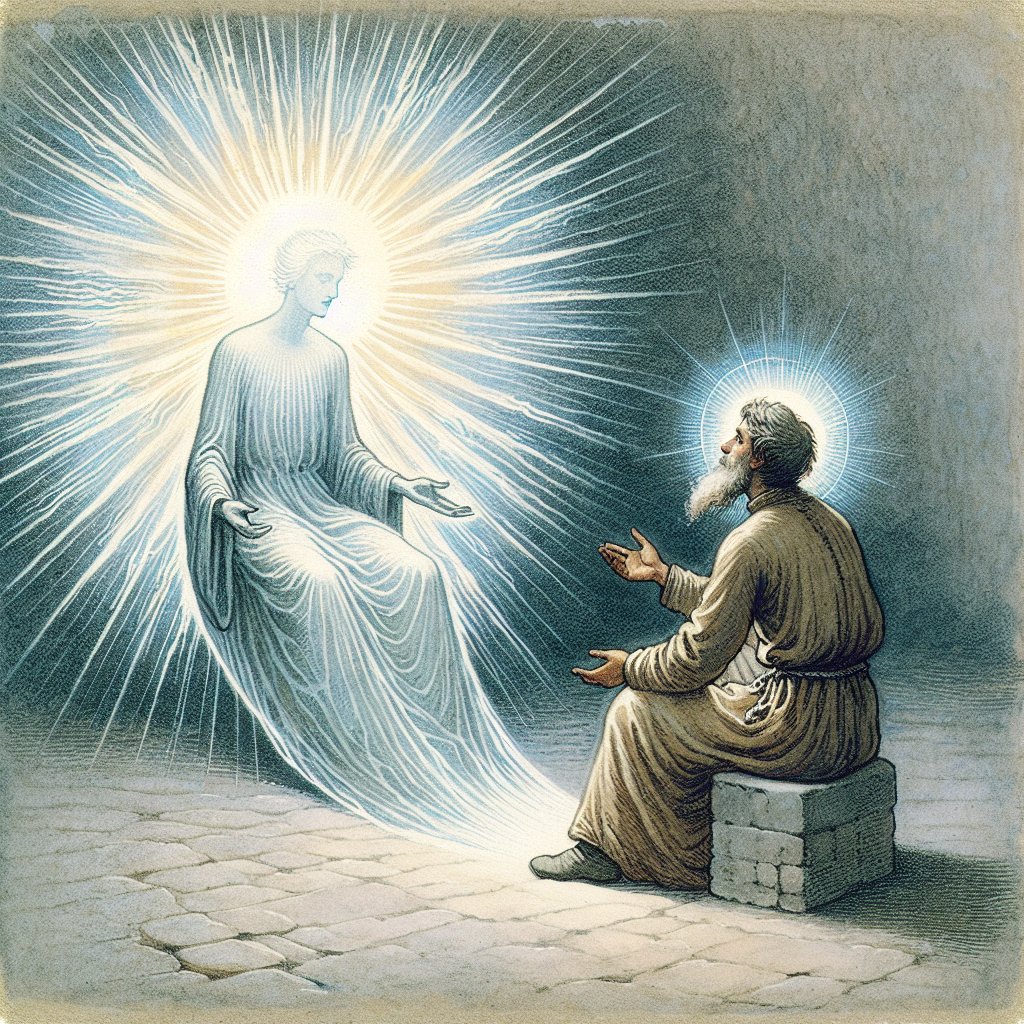 talking face to face | Bible Art