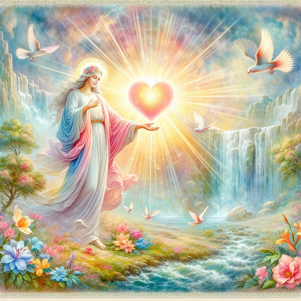 Visualize a divine f | Bible Art