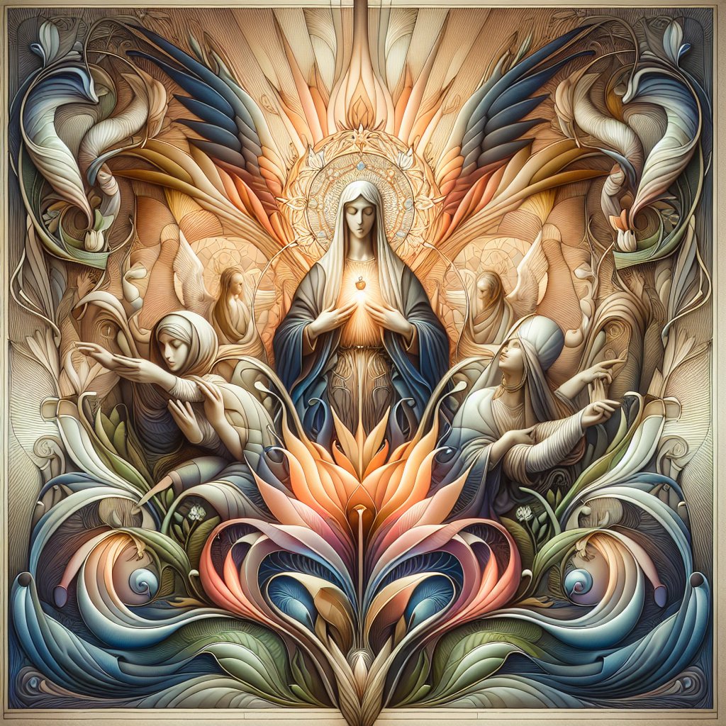 Mary Queen of All Sa | Bible Art