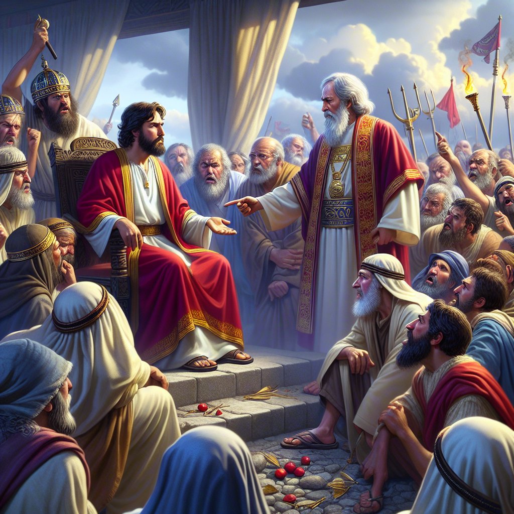 Luke 23:2-4 Artwork | Bible Art