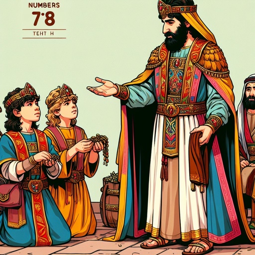 Numbers 7 Artwork | Bible Art
