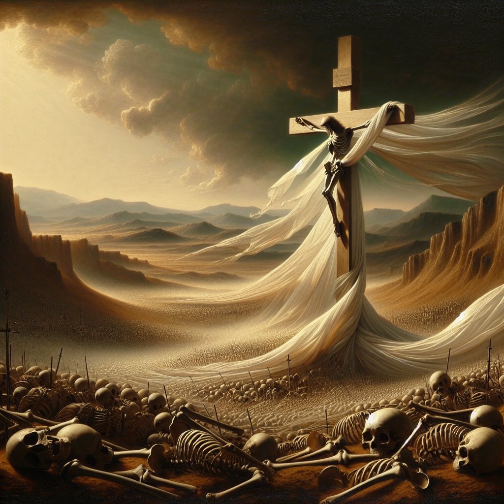 The mighty wind of G | Bible Art
