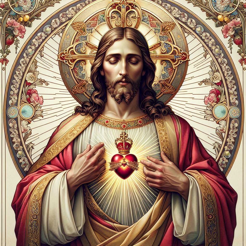 Sacred Heart of Jesu | Bible Art