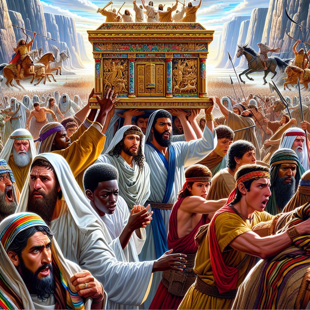 People carrying the | Bible Art