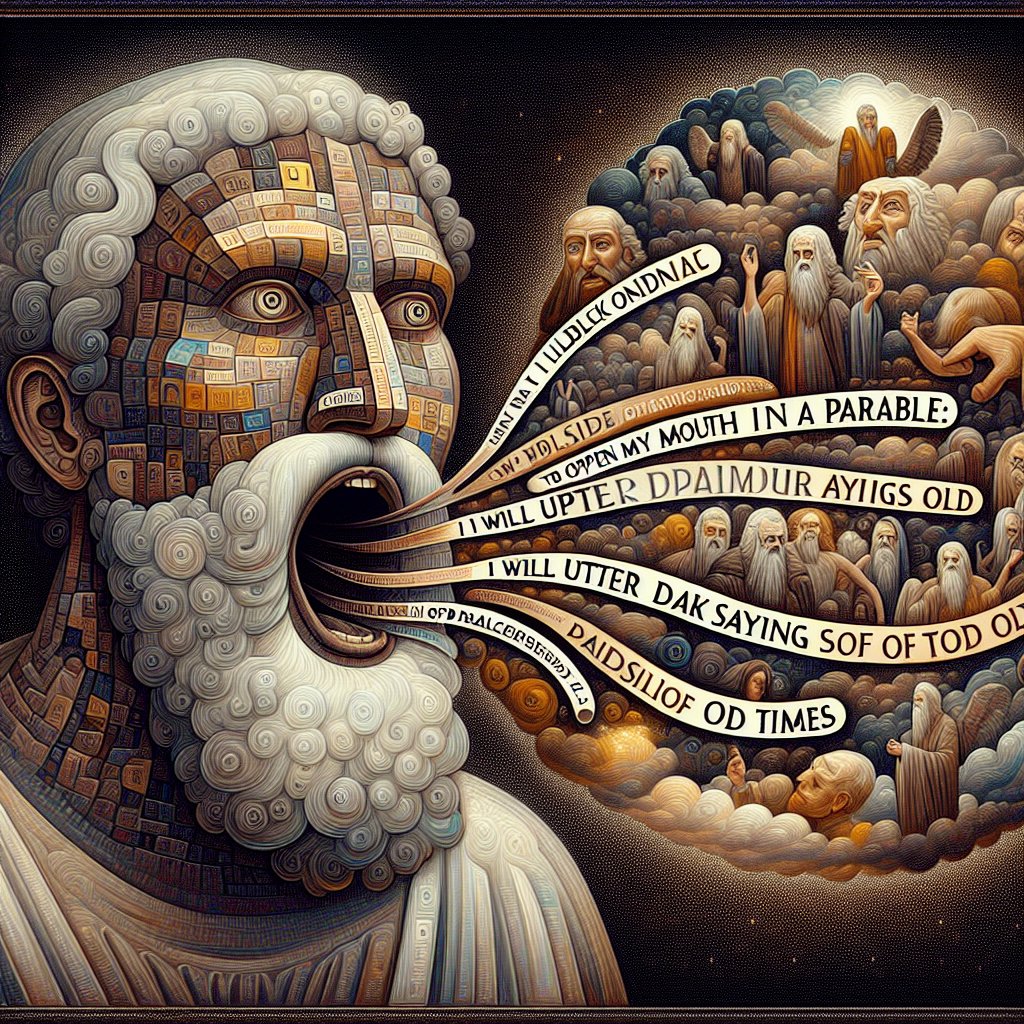 What does Psalms 78:2 mean? | Bible Art