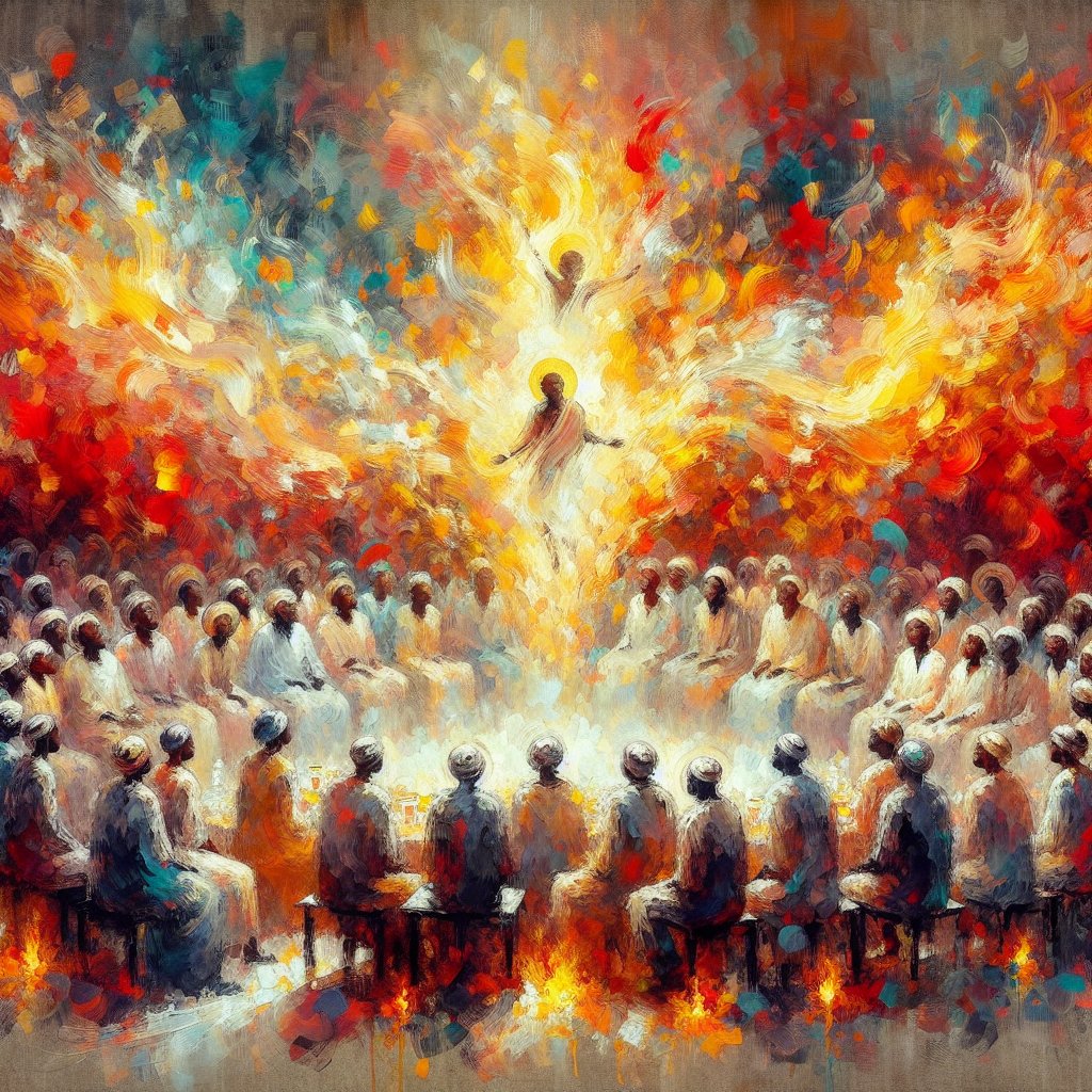 pentecost fire flame | Bible Art