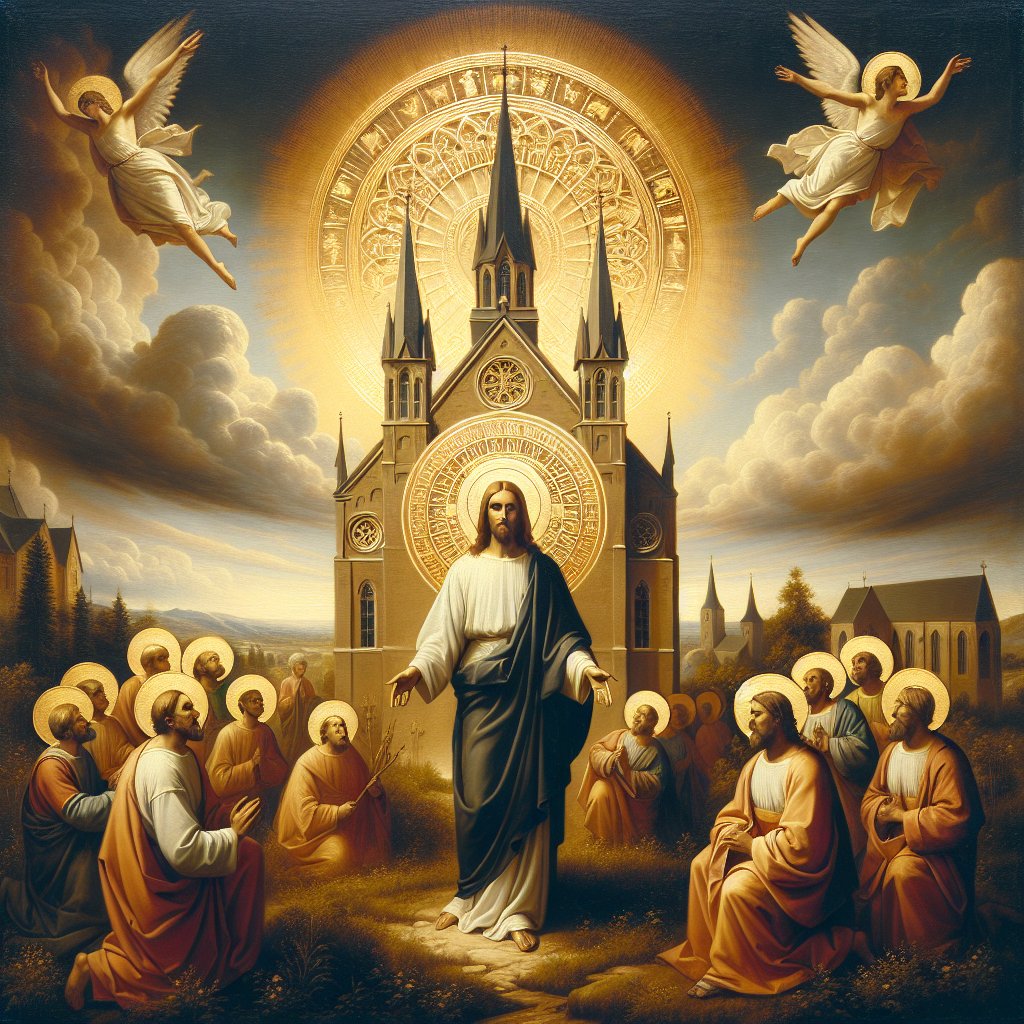Christ and the churc | Bible Art