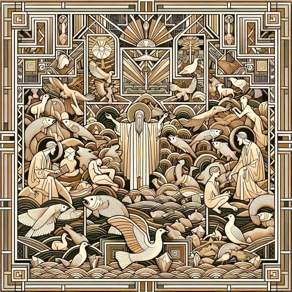 Genesis 1:20-22 Artwork | Bible Art