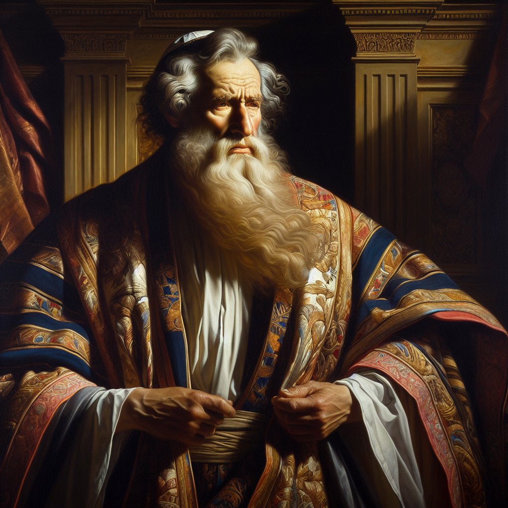 Moses wearing tzit-t | Bible Art