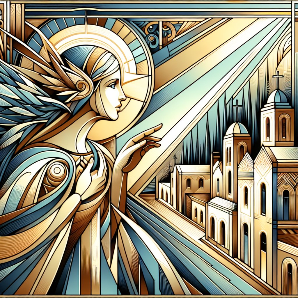 God looking down upo | Bible Art