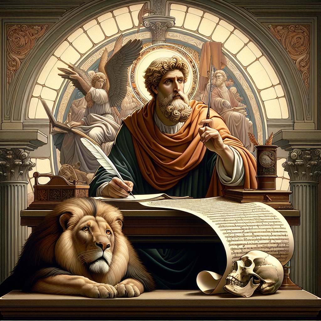 Saint Jerome writing | Bible Art