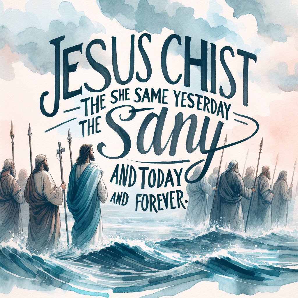 Hebrews 13:8 Artwork | Bible Art