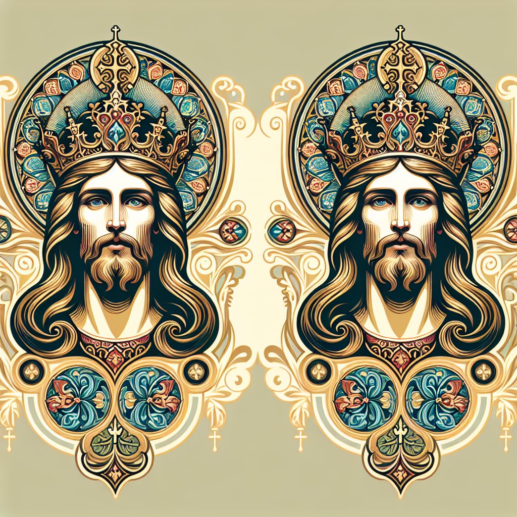 Jesus Christ King of | Bible Art