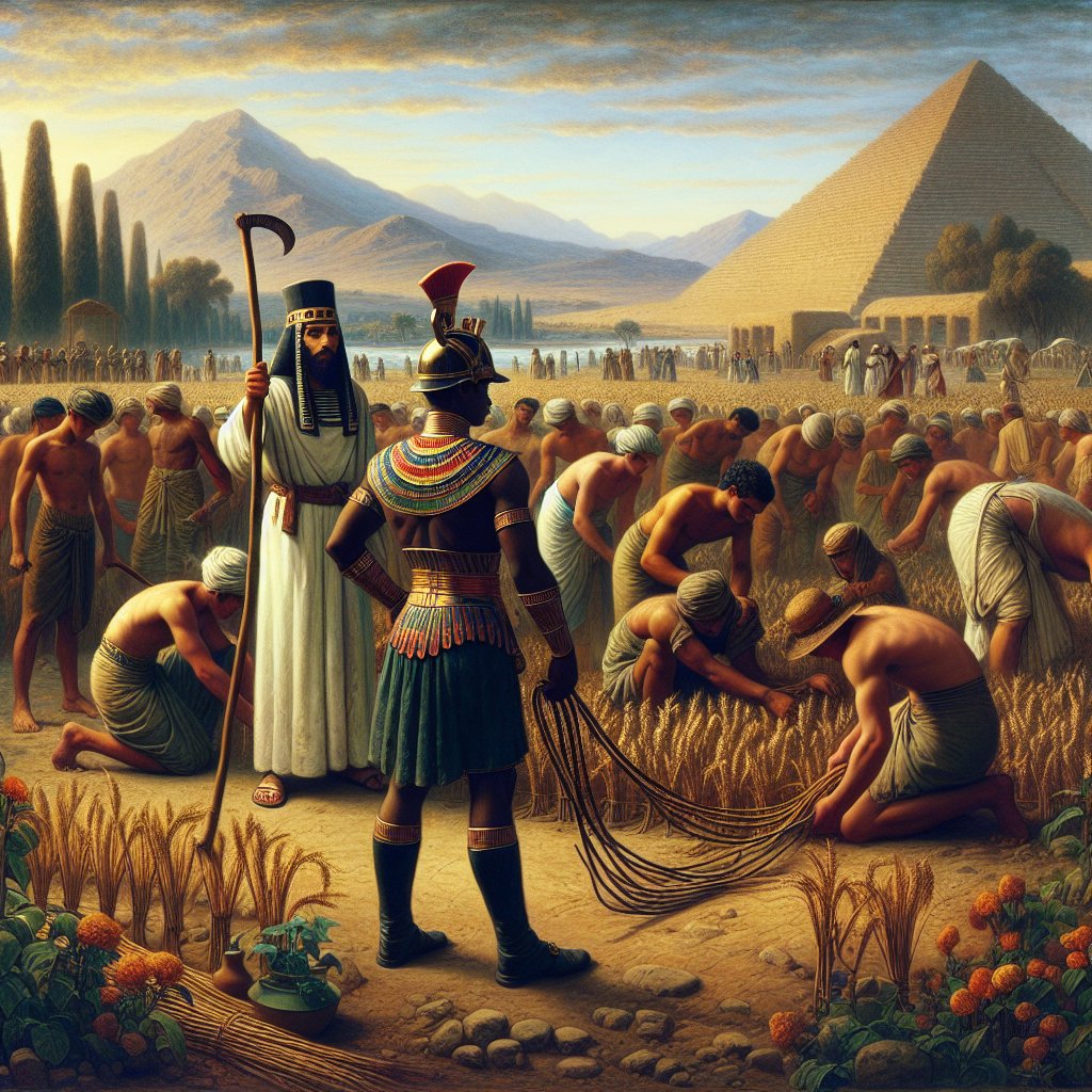 In ancient egypt, a | Bible Art