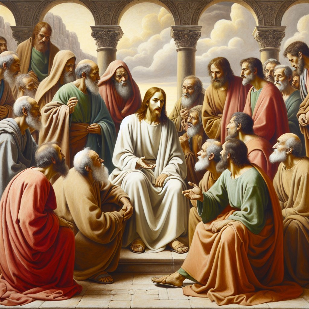 Jesus attacking scri | Bible Art