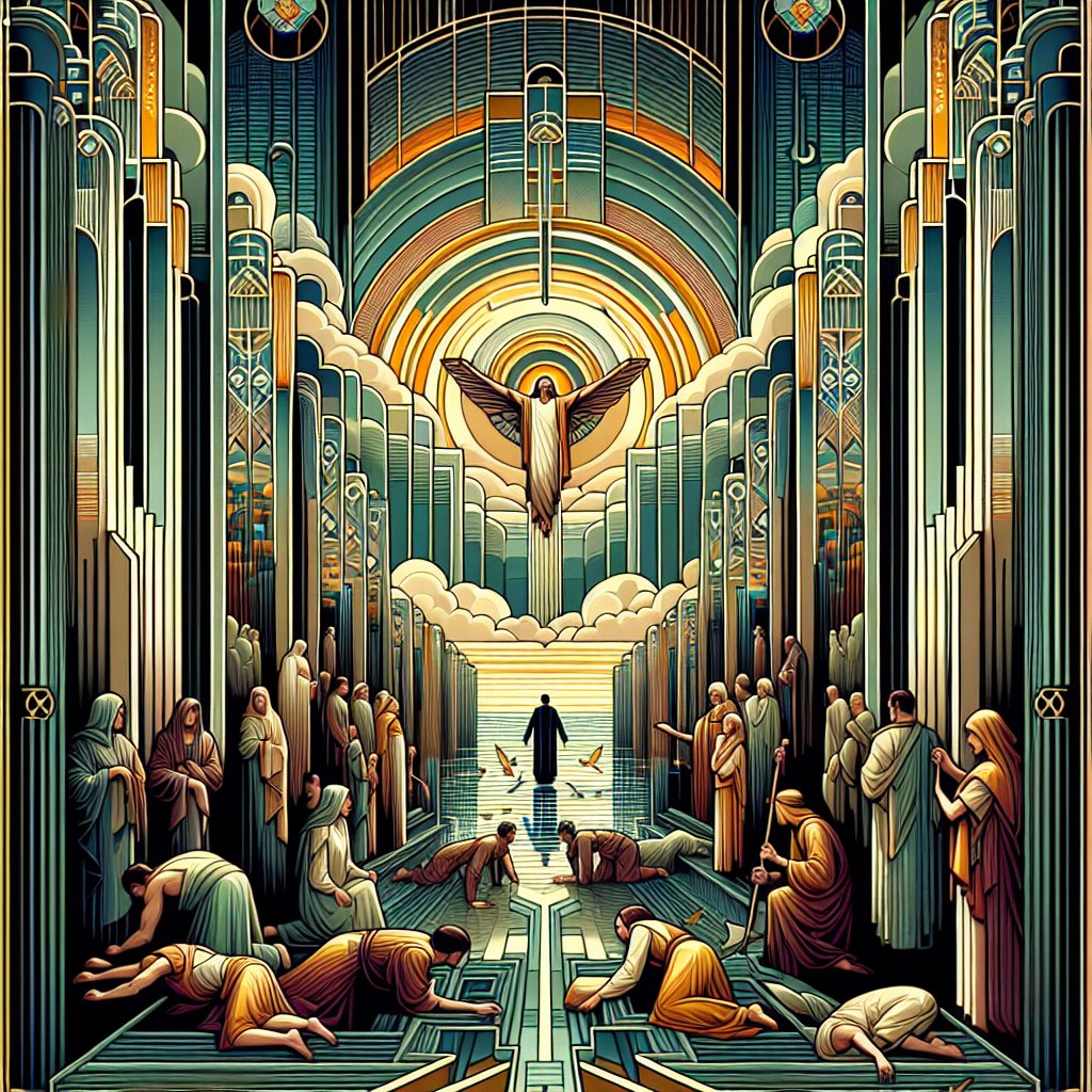 Lamentations 1:1 Artwork | Bible Art