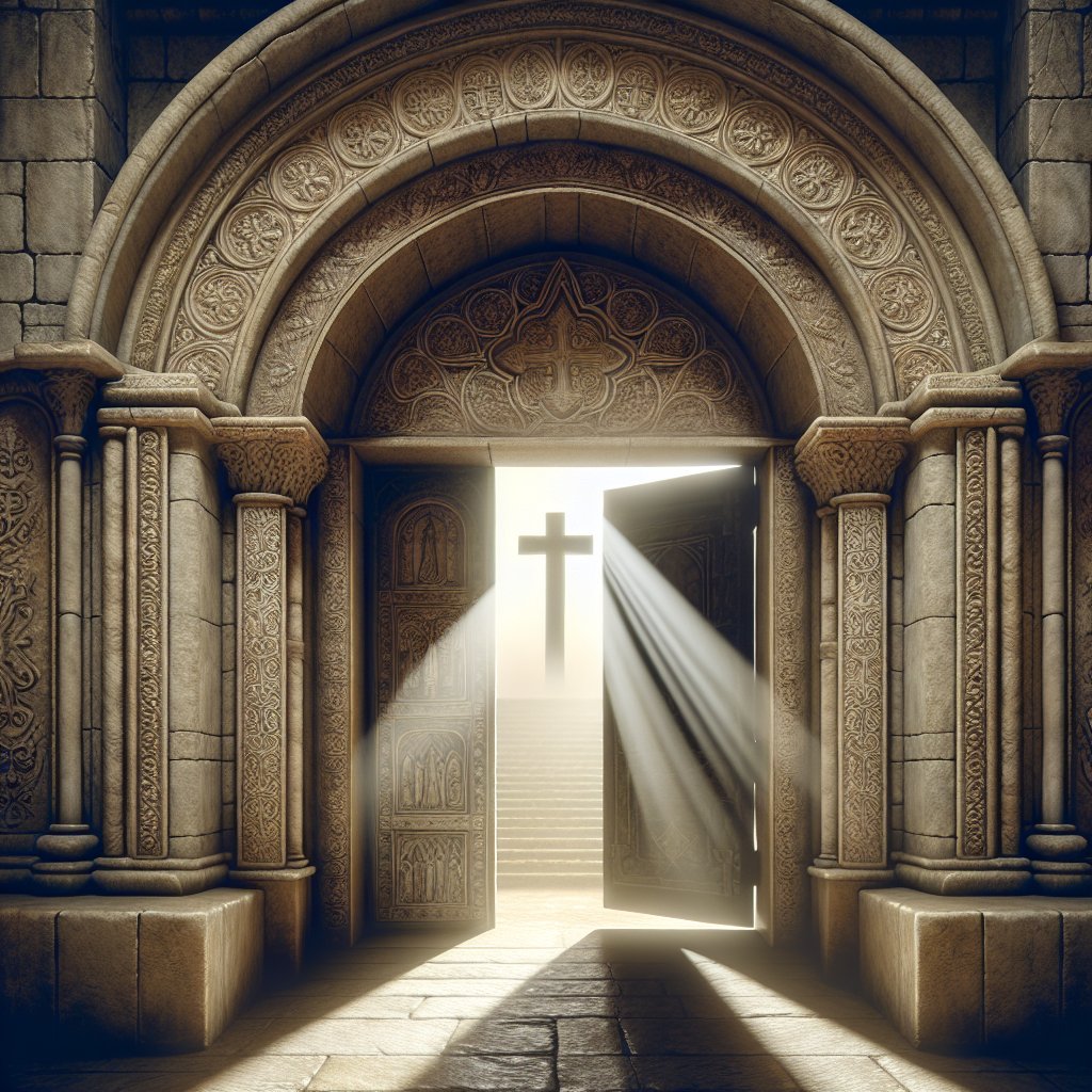 I AM the open door | Bible Art