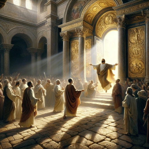 Jesus Heals The Paralytic Artwork | Bible Art
