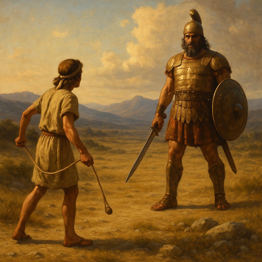 Show David and Golia | Bible Art