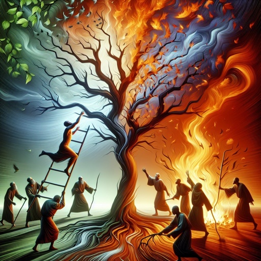 What does John 15:6 mean? | Bible Art