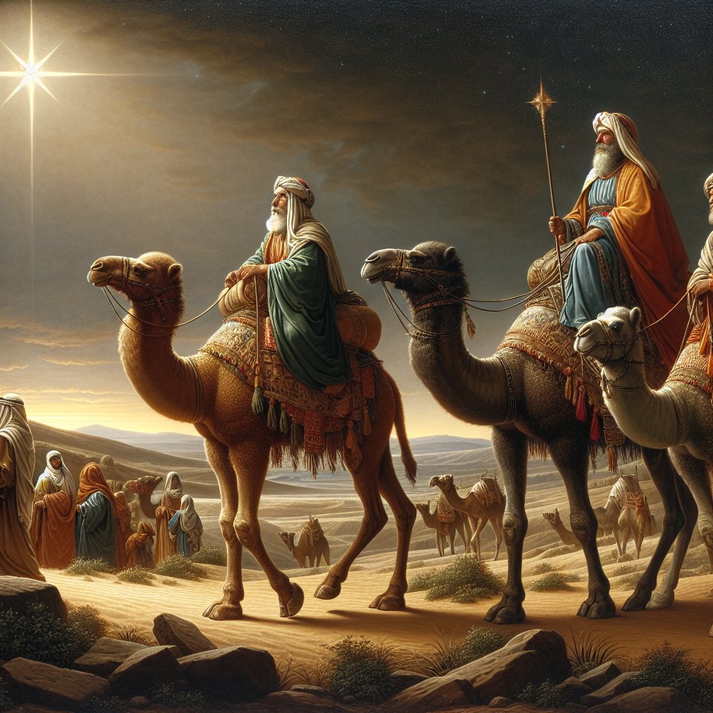 The 3 Wise men on Ca | Bible Art
