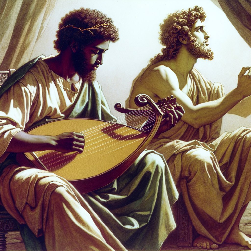brown-skinned David | Bible Art