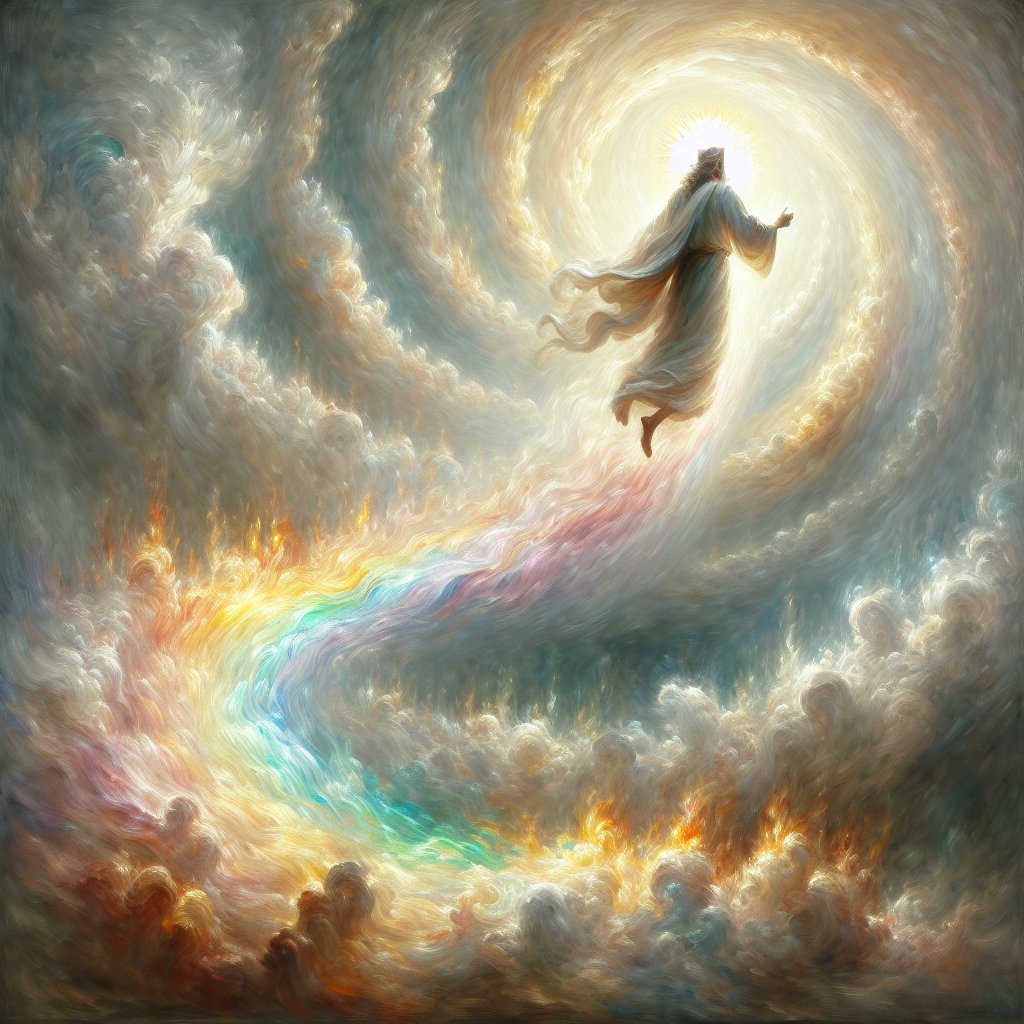 Elijah with a sun be | Bible Art