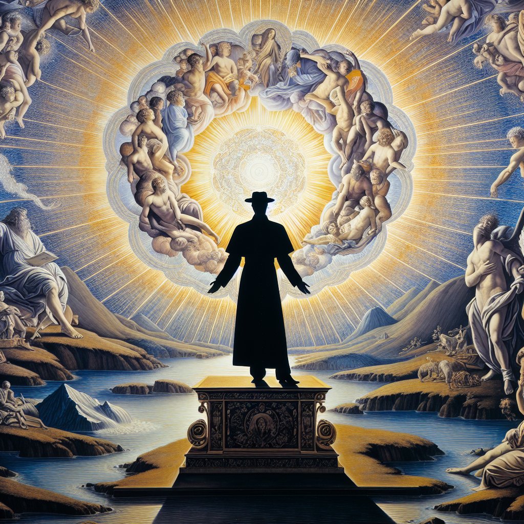 Silhouette of a king | Bible Art
