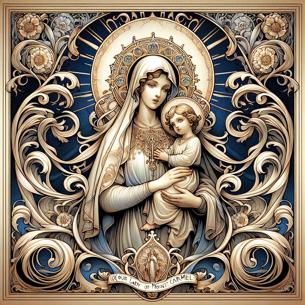 Our Lady of Mount Ca | Bible Art