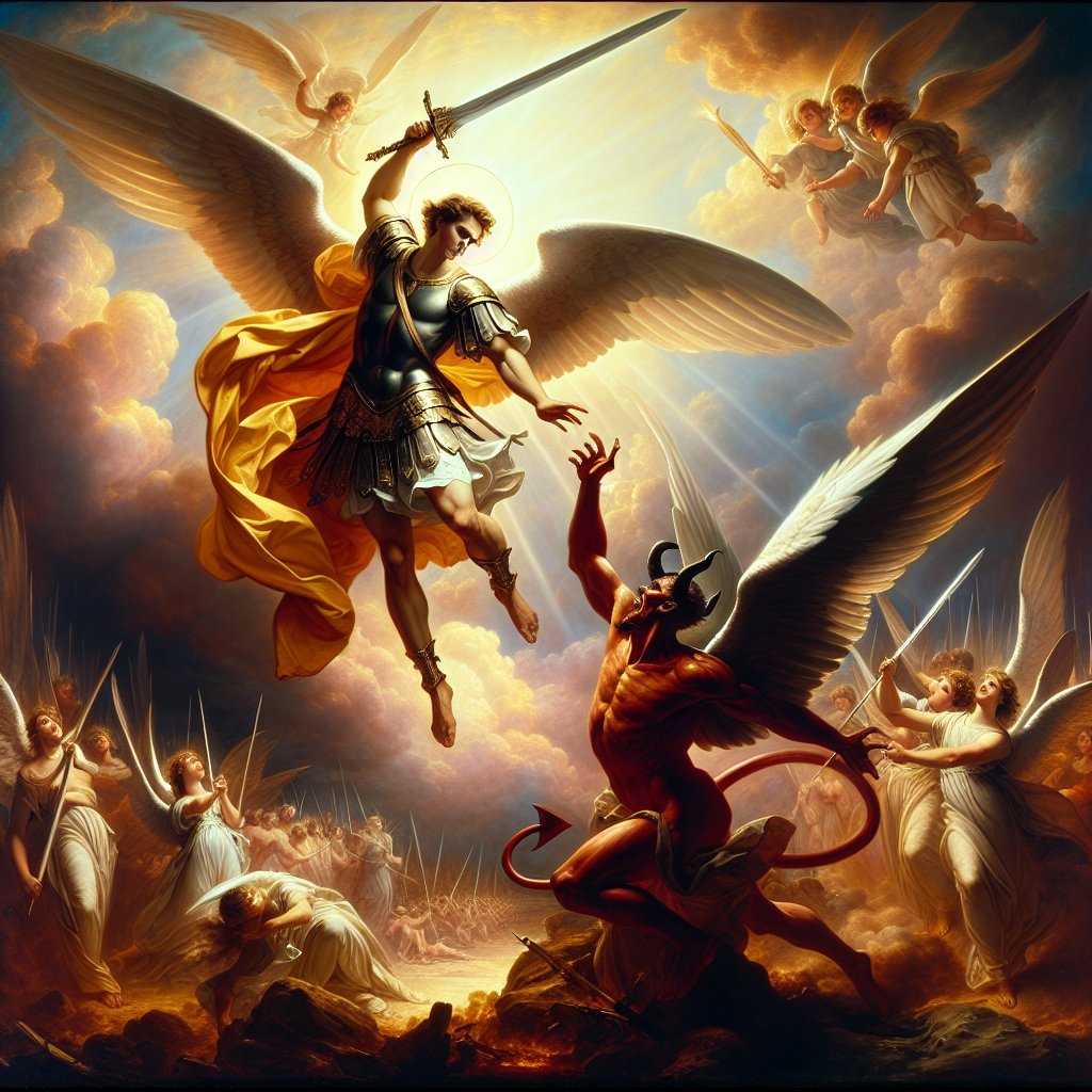 Mighty Saint Michael | Bible Art