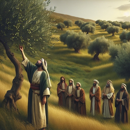 The scene if of Jesu | Bible Art
