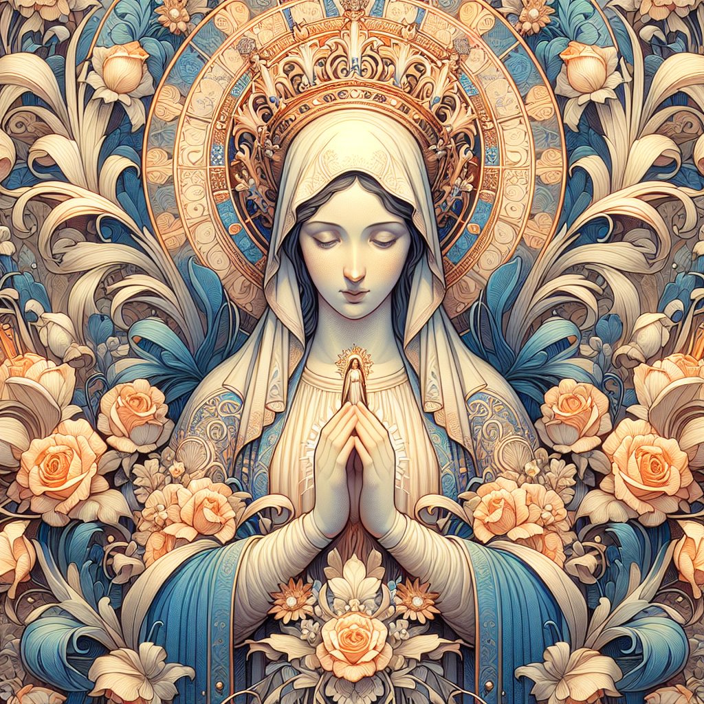 Our Lady of Lourdes, | Bible Art