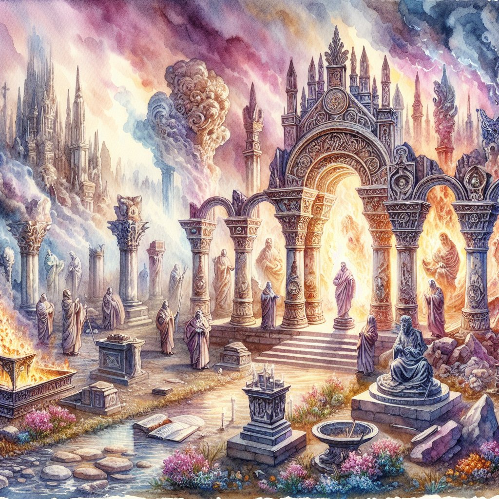 They destroyed the a | Bible Art
