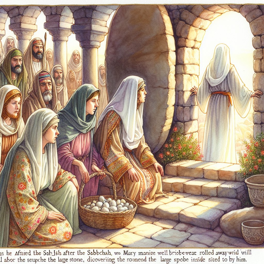 Mark 16:1-6 Artwork | Bible Art