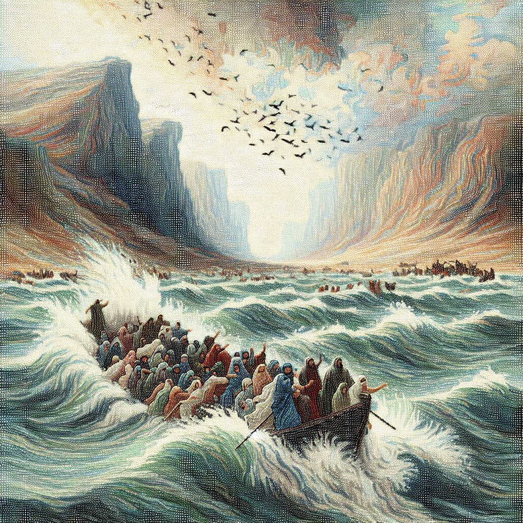 Exodus 15:10 Artwork | Bible Art